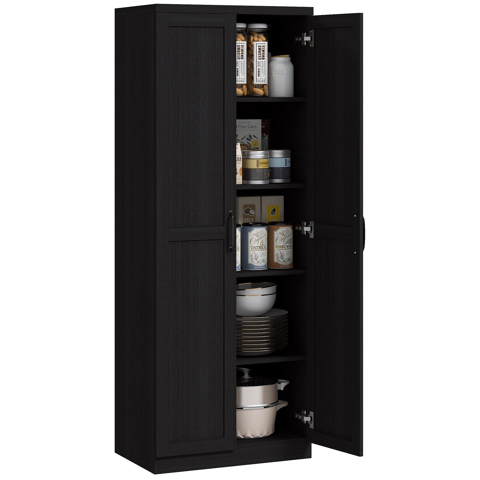 Click here for Homcom 63 Pantry Cabinet  Kitchen Storage Cabinet... prices