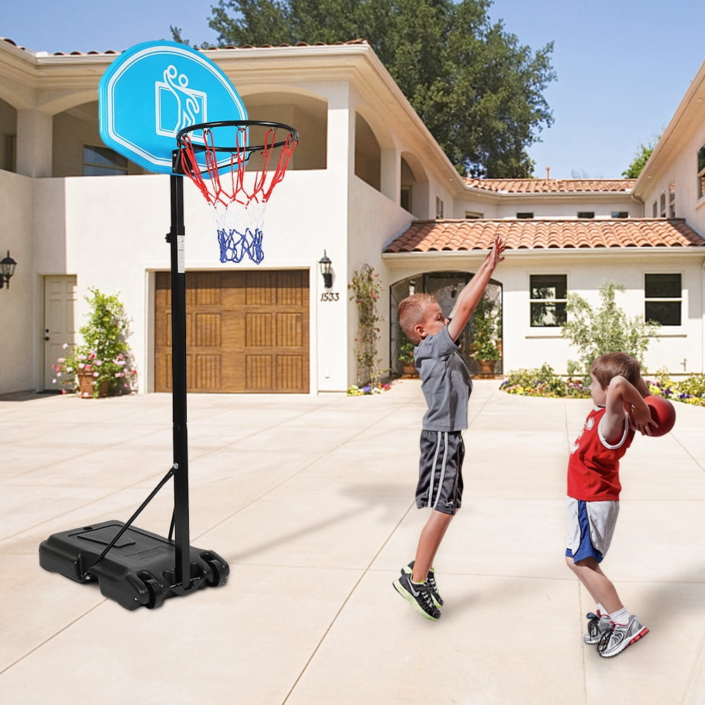 Lowestbest Portable Basketball Stand, Movable Swimming Pool PVC ...