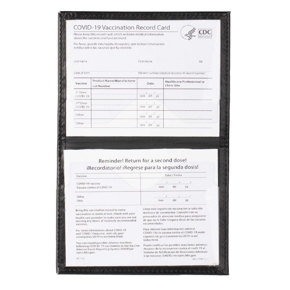 Buy Aousthop 3 x 4 Card Holder for CDC Vaccination Card Online at ...