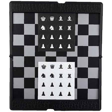 Magnetic Plastic Chess, Folding Wallet Type Chess Set Mini Portable ...