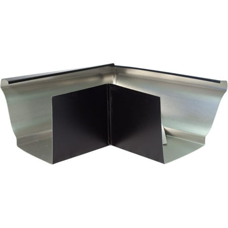 5 inch(s) K-Style Black Outside Aluminum Gutter Mitre | Walmart Canada