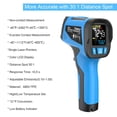 Infrared Thermometer Temperature Gun -40℉ to 2462℉, 30:1 High Temp ...