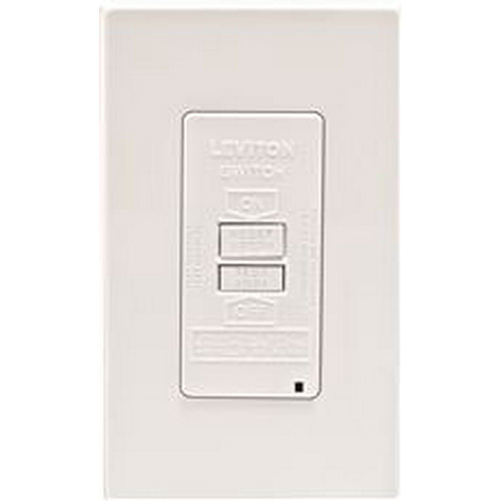 Leviton Smartlockpro 2-Pole Blank Face Duplex Gfci Receptacle With Led ...