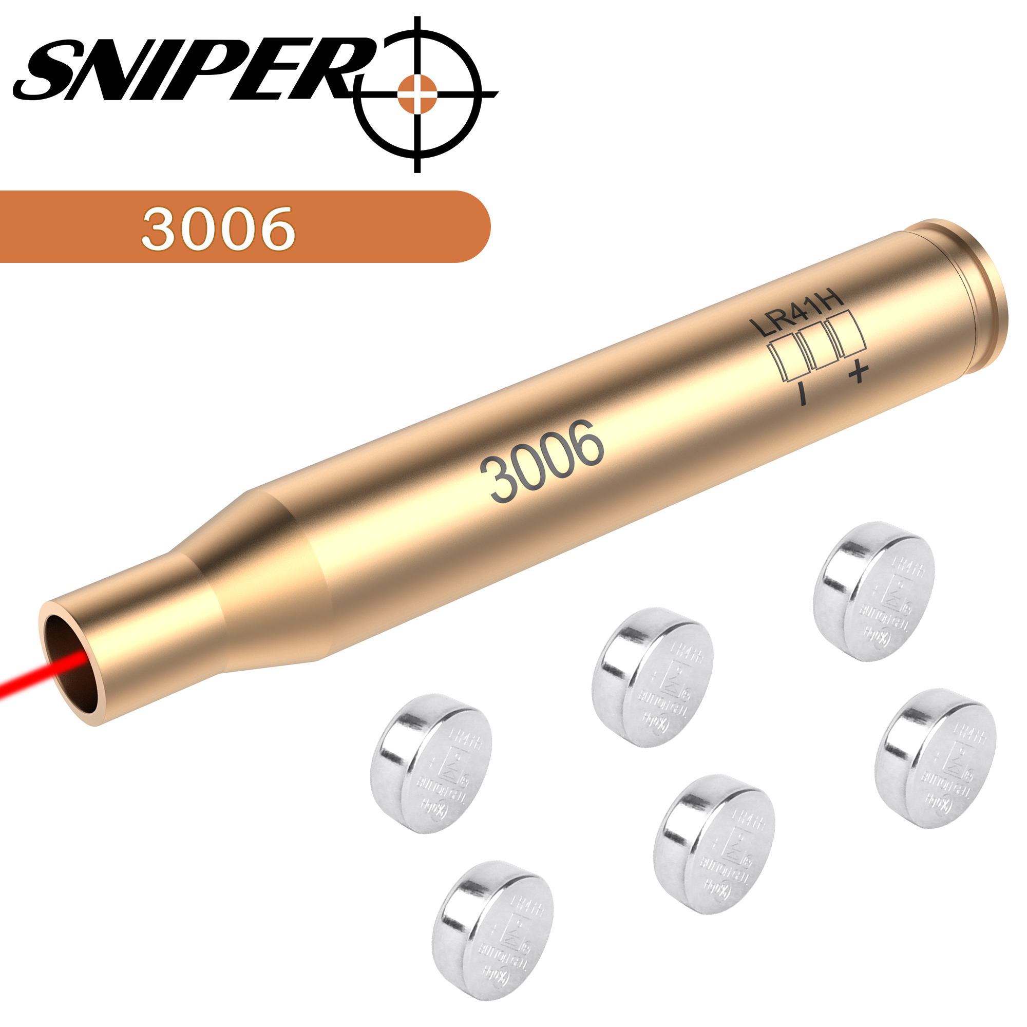 TPO 30-06 25-06 and 270 Cartridge Laser Bore Sighter Red Laser ...