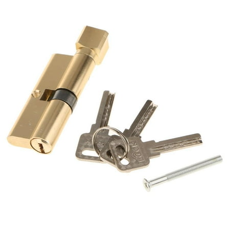 Smilepp 1/2/3/5 Copper Keys Cylinder Door Lock Core keys Security Three ...