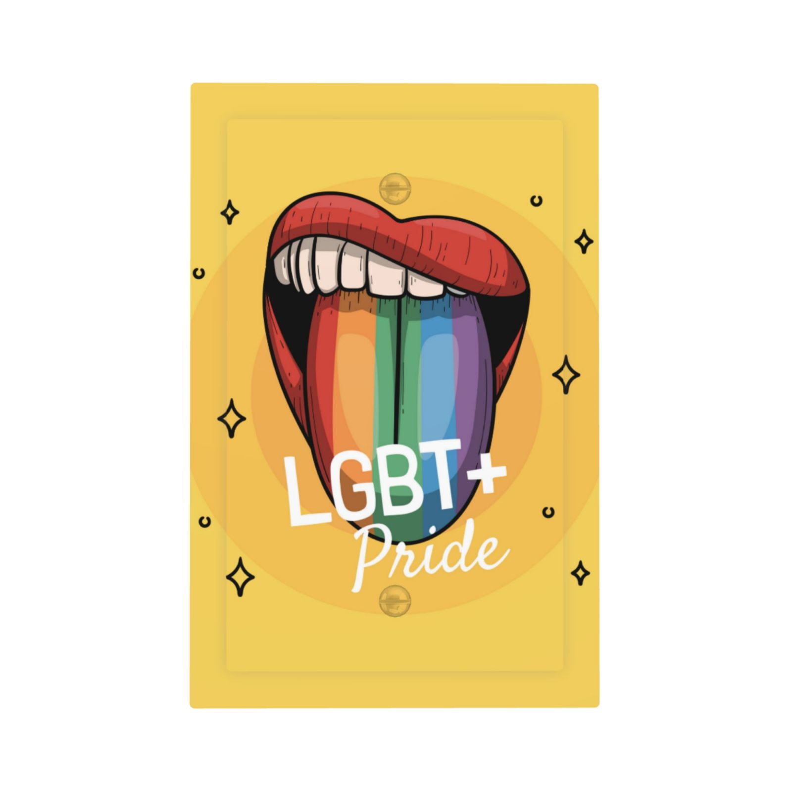 DouZhe 1-Gang Blank Wallplate, Rainbow Lips Lgbt Pride Decorative Wall ...