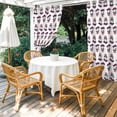 Bald Eagle Outdoor Curtains for Patio, 4th of July Patriotic Bird White ...