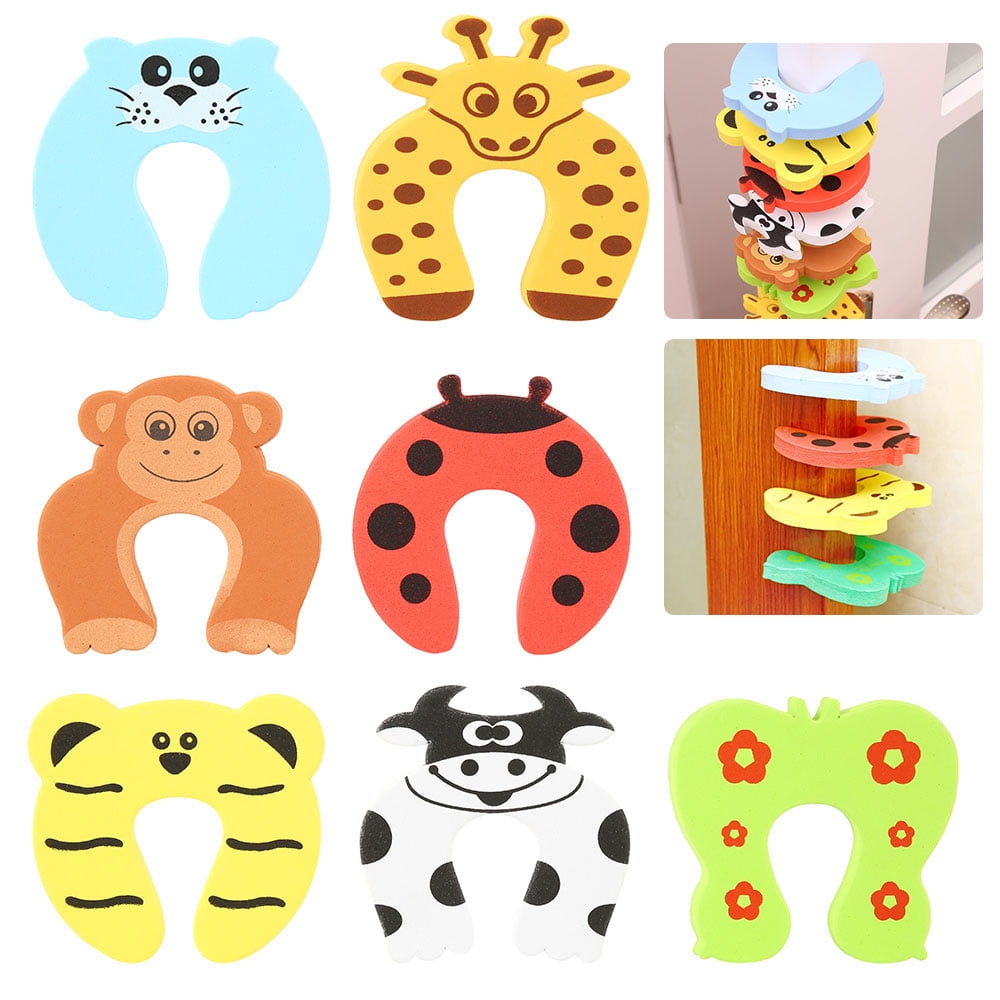 HOTBEST 21PCS Finger Pinch Guards, Baby Colorful Cartoon Animal Door ...
