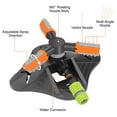 EEEkit Lawn Sprinkler Covers up to 845 sq. ft., 360 Degree Rotating ...