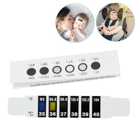 Wchiuoe Temperature Measuring Strips,20pcs Forehead Thermometer Strips ...