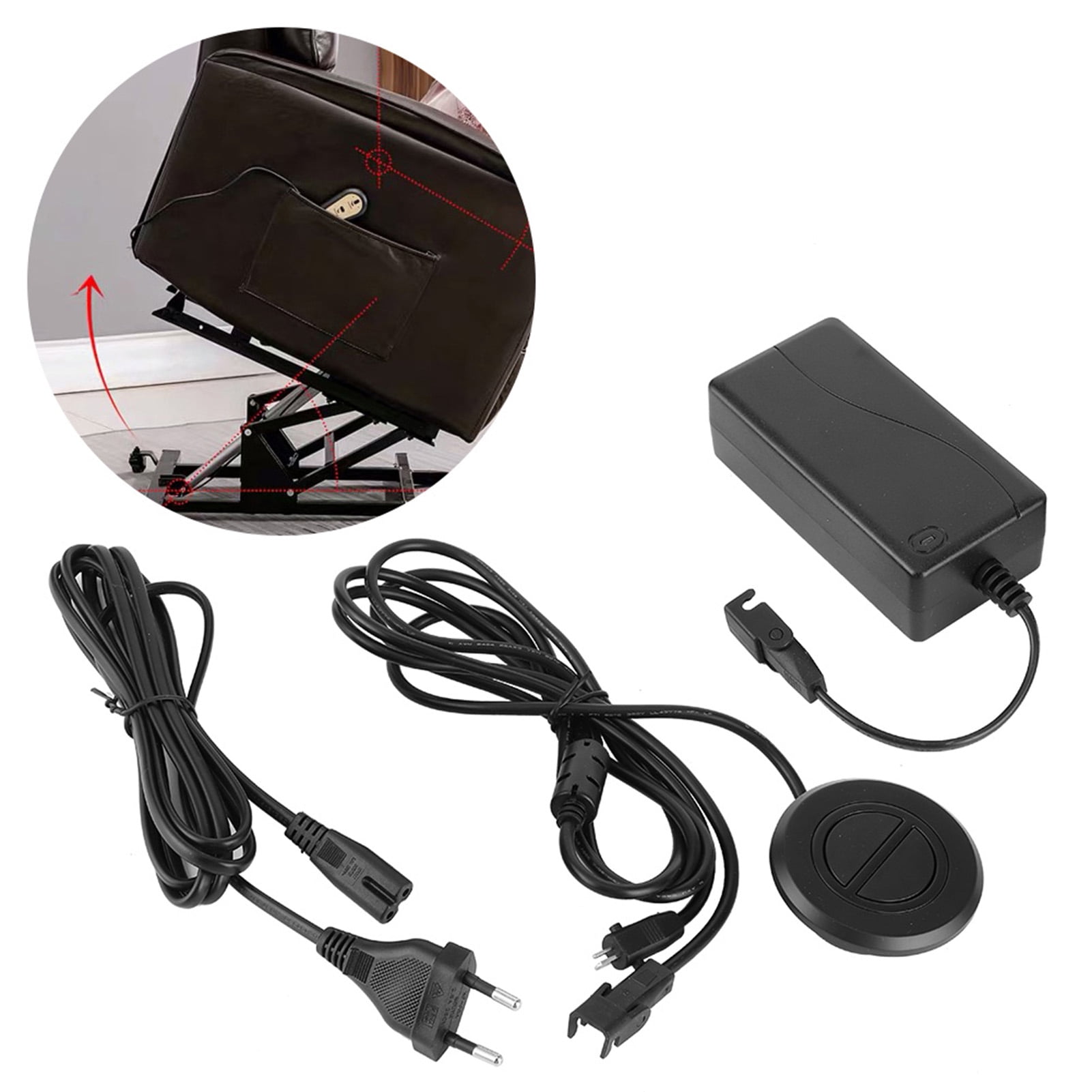 Ymiko Electric Sofa Hand Controller Recliner Wired Control Switch EU ...