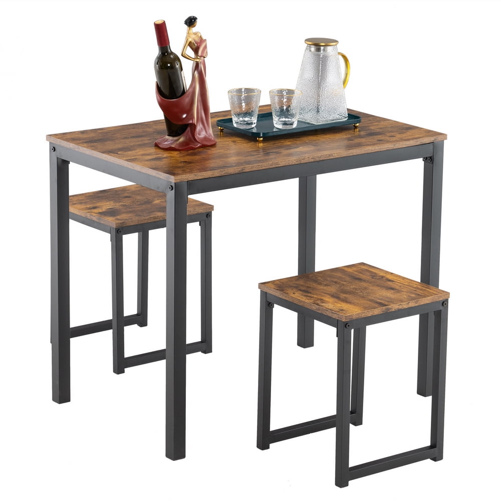 3 Piece Dining Room Table Sets, Modern Bar Table Set, Kitchen Table and ...