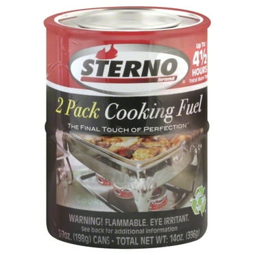 Sterno 2.6 oz Entertainment Cooking Fuel Cans, 3-Pack - Walmart.com