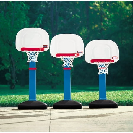 Little Tikes TotSports Easy Score Adjustable Kids Basketball Hoop Set ...