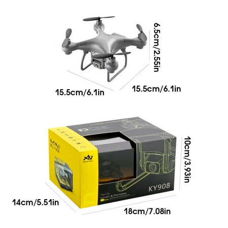 Mini Drone 4K Altitude Hold Storage Remote Control Image Transmission ...