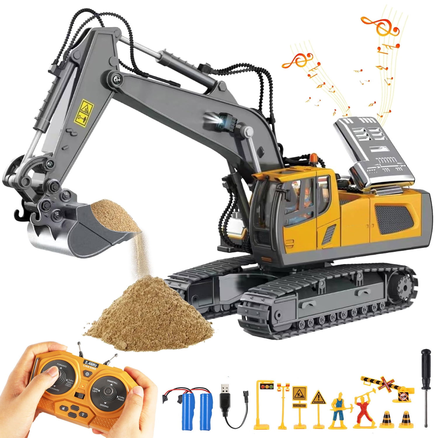 Click here for Zacro Remote Control Excavator Toys  11 Channel Re... prices