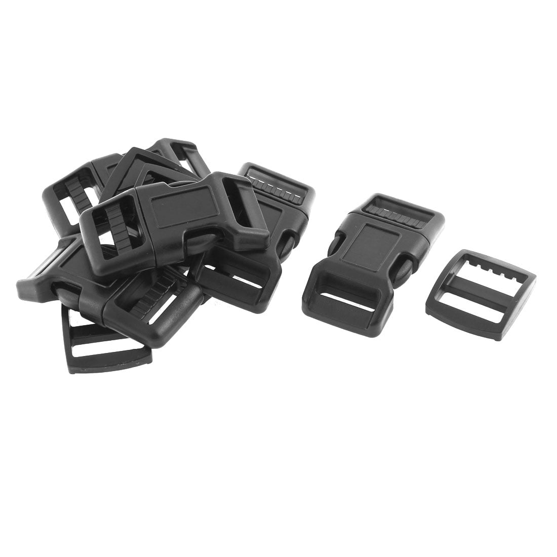 Backpack Waist Bag Side Quick Release Clasp Buckles 20mm Strap 5pcs w ...