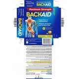 Backaid Maximum Strength Pain Relief Medicine Aid, Non Drowsy - 28 ...
