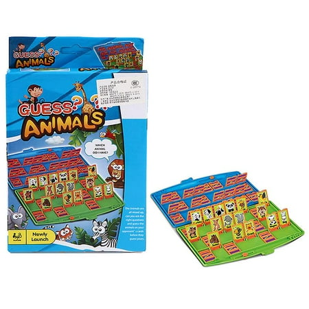Who Is Animal Board Game Set Kid Logical Iq Toy Activity Party Game ...