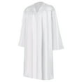 JUUYY Robes for Church adults Graduation Gown Baptismal Robes White M ...