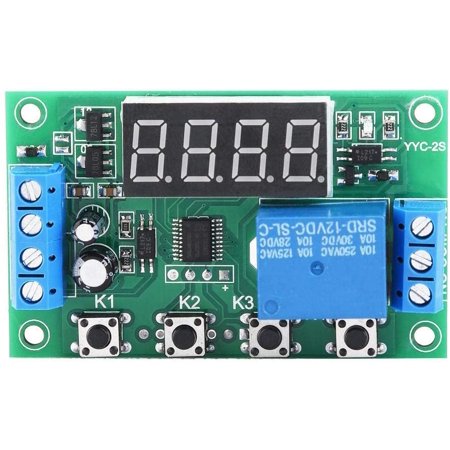 Time delay module LED display Adjustable time relay automation control switch module | Walmart ...