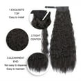 Jademall Messy Bun Hair Piece for Women 22" Long Curly Ponytail ...