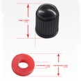 Corrosions Resistant Valves Caps with Sealing Gaskets Leak Proof Design ...