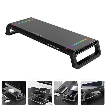 1 Pc Durable Portable Desktop Monitor Rack Computer Moniter Stand ...