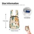 Llama Alpaca Cactus Cartoon Cute Foldable Storage Backpack Lightweight ...
