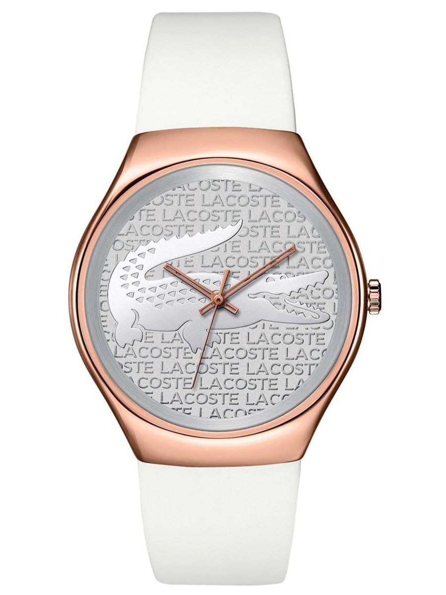2000788 Women's Valencia Silver Dial Rose Gold Plated Steel White ...