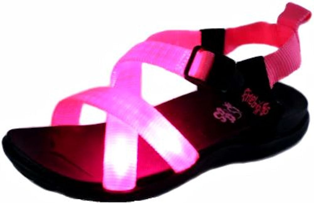 Firebugs 100% Waterproof Light-Up Sport Sandals Entire Upper Lights-Up ...