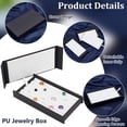 5-Slot Imitation Leather Loose Organizer Box with for Jewelry Storage ...