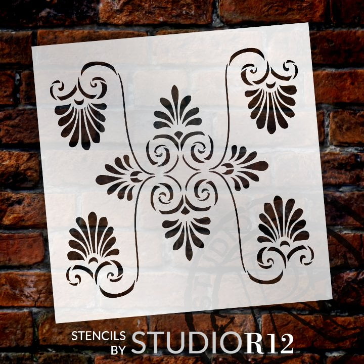 Stencils Designs Swirls