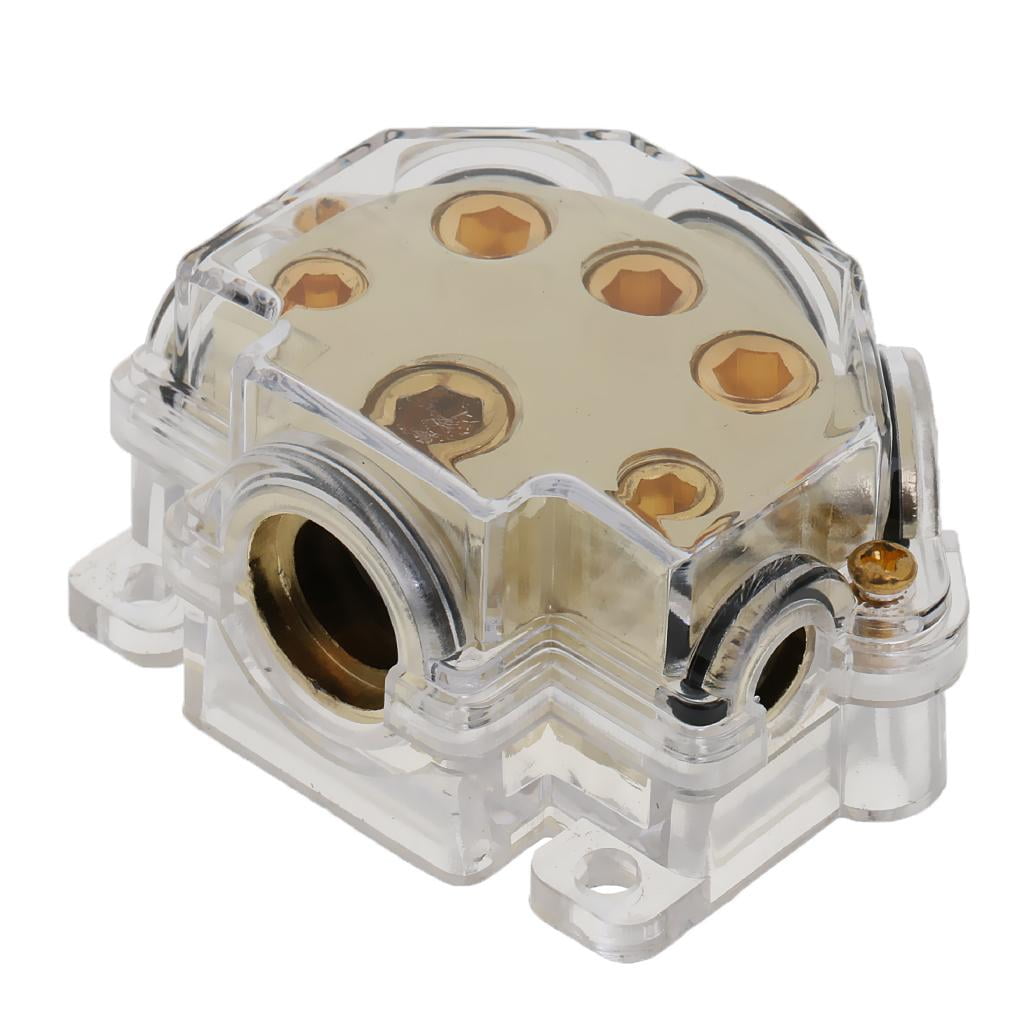 0 Gauge Input Distribution Block 2/4/ Output Car Audio AWG 12 V Power ...