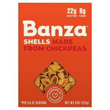 Banza Elbows Made from Chickpeas Pasta, 8 oz, 6 pack - Walmart.com