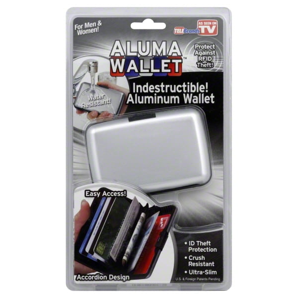 As Seen on TV - 48956 ALUMA WALLET SILVER - Walmart.com - Walmart.com