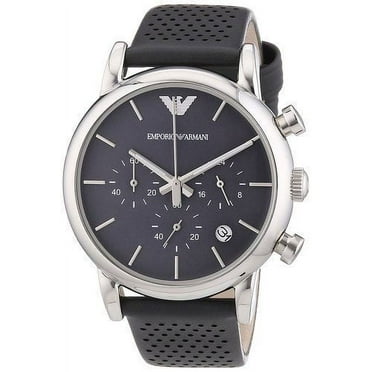 Emporio Armani Men's Classic Leather Strap Watch - Walmart.com