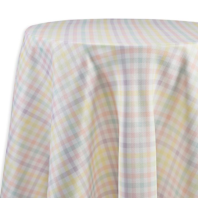 Spring Splendor Gingham 90-Inch Round Tablecloth - Walmart.com