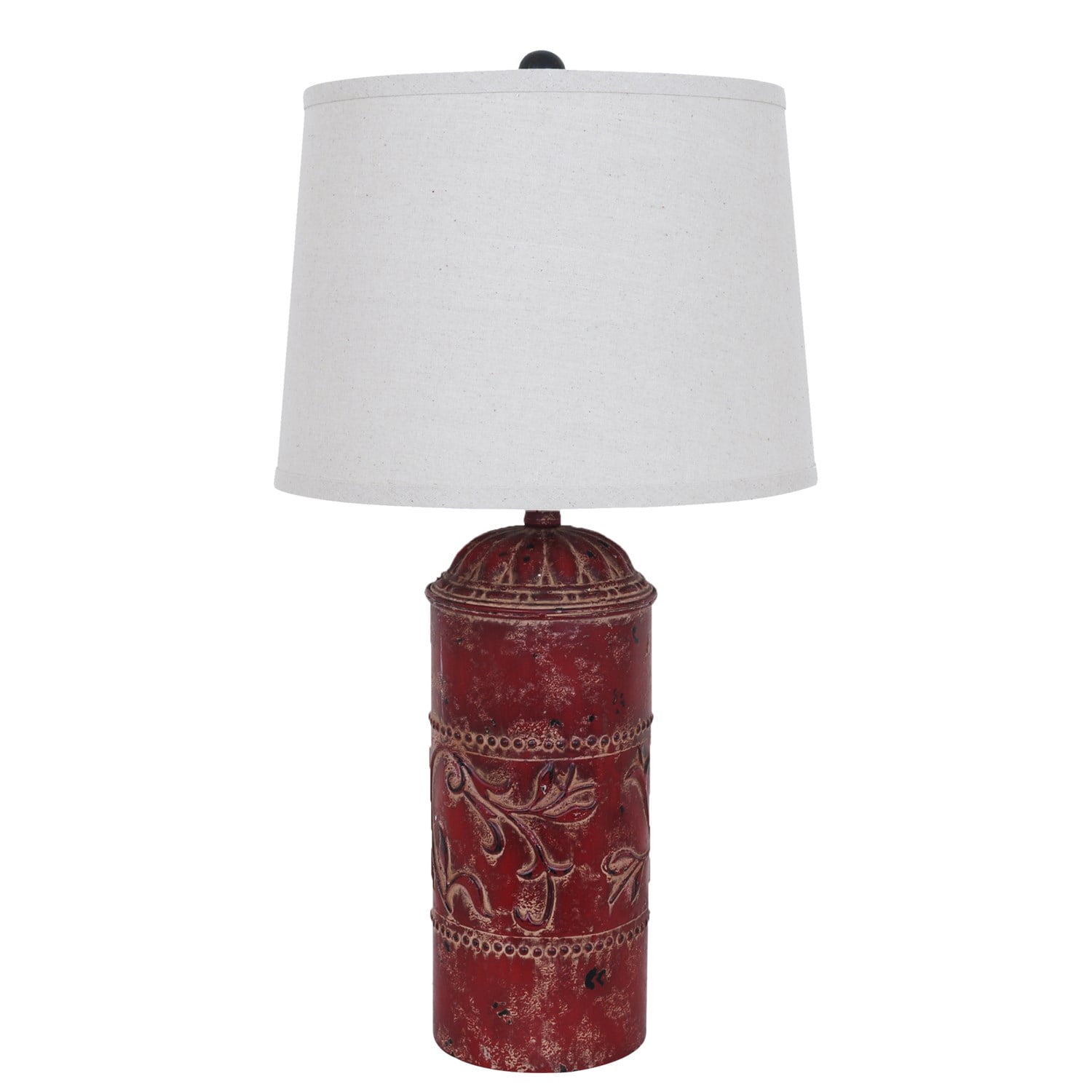 Country Store 26.5-Inch Table Lamp, Rustic Red - Walmart.com