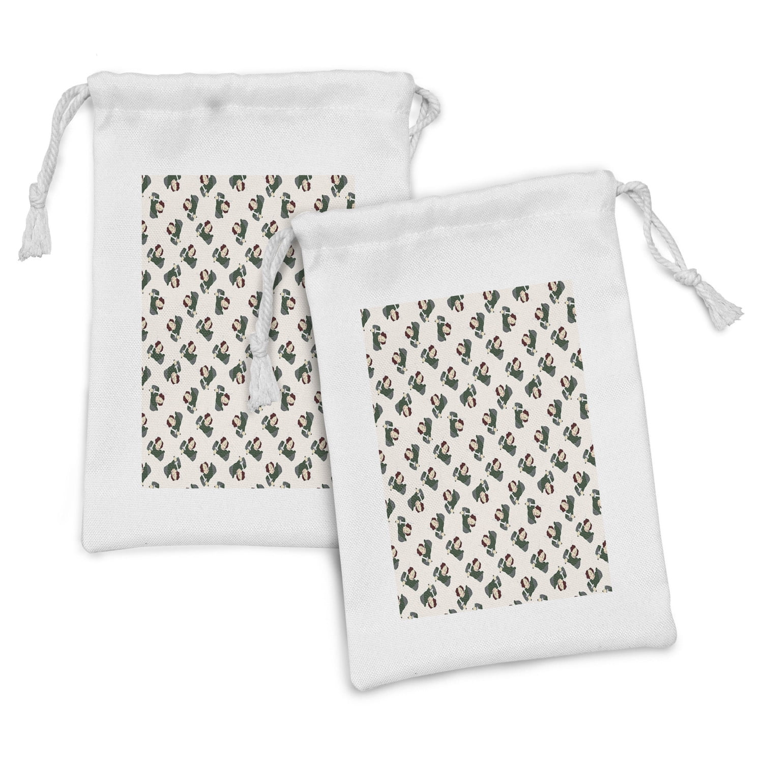 Duke Fabric Pouch Set of 2, Monarch of Britain Prince Charming with ...