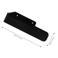 BESTYASH 1Pc Black Acrylic Towel Rod Wall Mounted No Drill Towel Rack ...