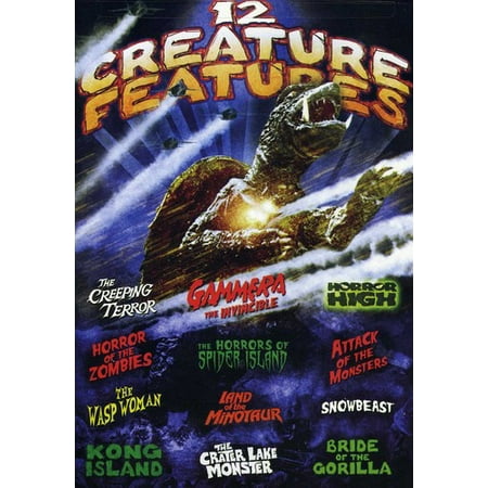 Monster Movie Pack - 12 Creature Features DVD [DIGITAL VIDEO DISC ...