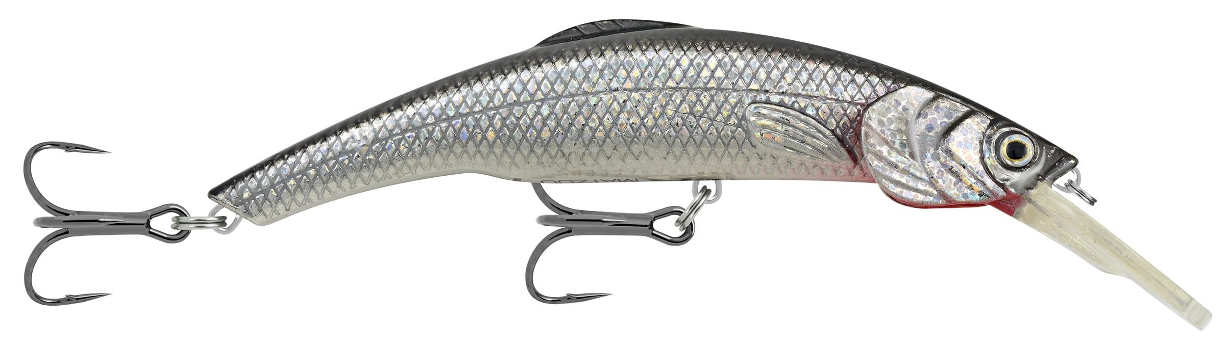 Matzuo Kinchou Minnow Size 9 Silver/Black Back - Walmart.com