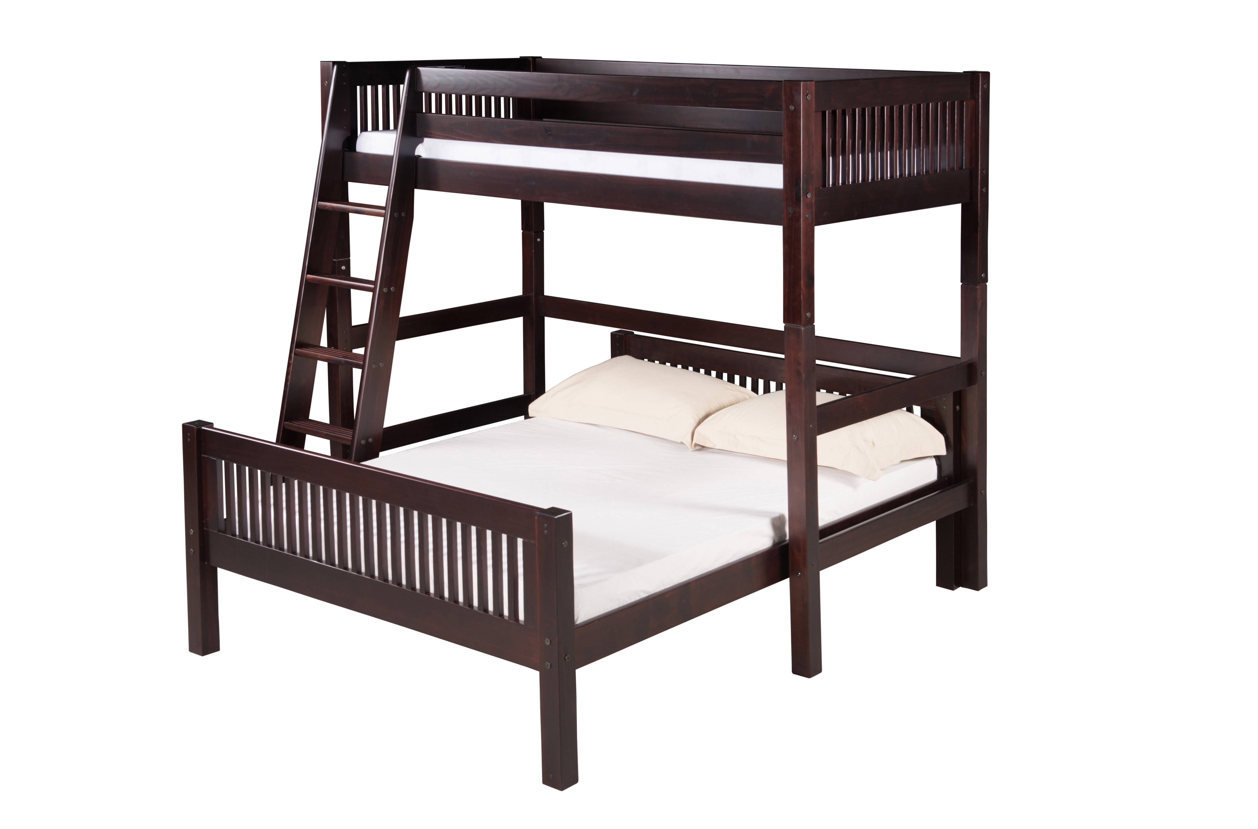 Camaflexi Twin over Full Loft Bed - L Shape - Mission Headboard ...