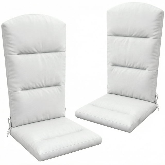 Outsunny Outdoor Adirondack Chair Cushion with Back Ties, Light Grey ...