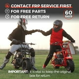 FRP Gas Powered Mini Dirt Bike, 99CC 4-Stroke Engine, 28MPH, Off-Road ...