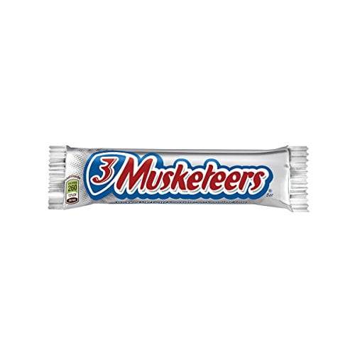 3 MUSKETEERS Chocolate Singles Size Candy Bars 1.92-Ounce Bar 36-Count ...