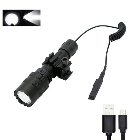 Tactical Flashlight 1600 Lumen Outdoor Hunting Weapon Light | Walmart ...