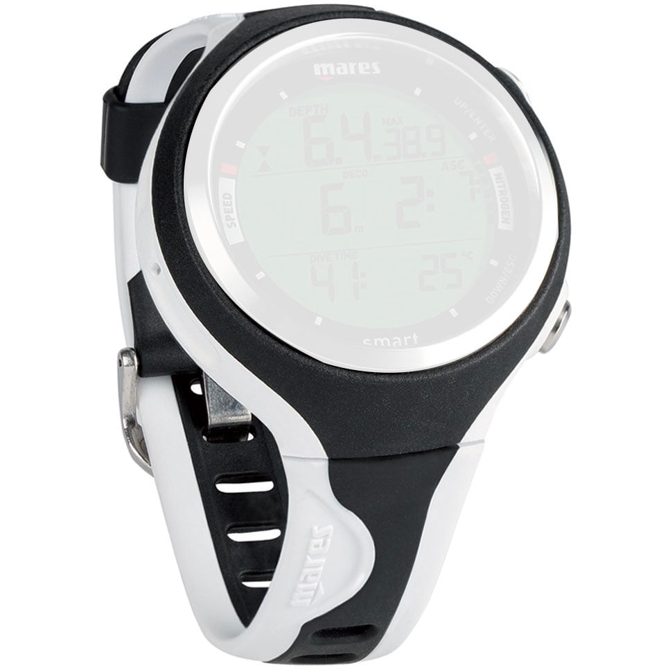 Mares - Smart Watch Dive Computer Wrist Strap (Black / White) - Walmart ...