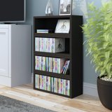 Way Basics Media Storage CD Rack Stackable Organizer - Holds 40 CDs ...